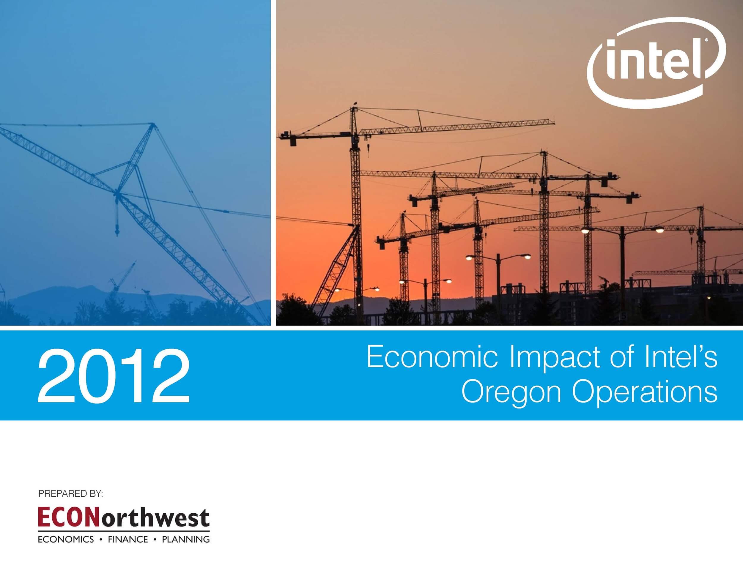 Impacts of Oregon Operations for Intel Corporation | ECOnorthwest